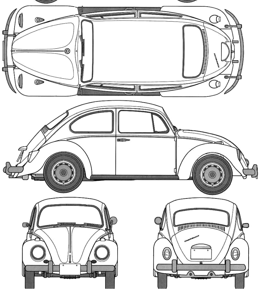 Orthographic Projection Car