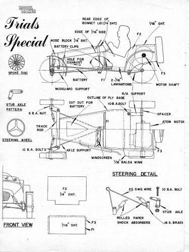 Model Car scale drawings - A load of one offs!