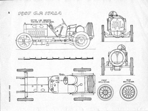 Model Car scale drawings - A load of one offs!