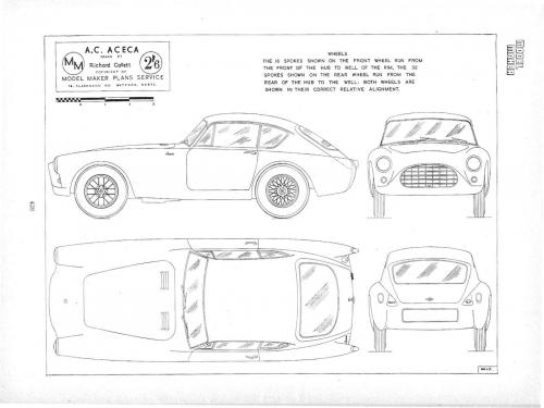 Model Car scale drawings - A