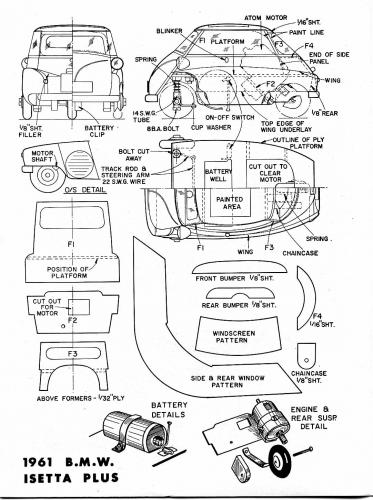 Model Car scale drawings - B