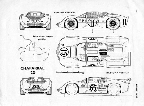 Model Car scale drawings - C