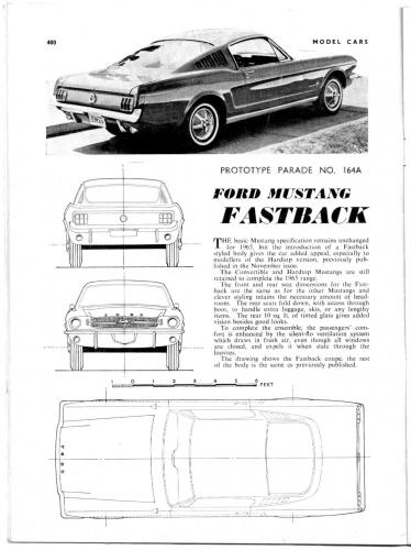 Model Car scale drawings - Ford