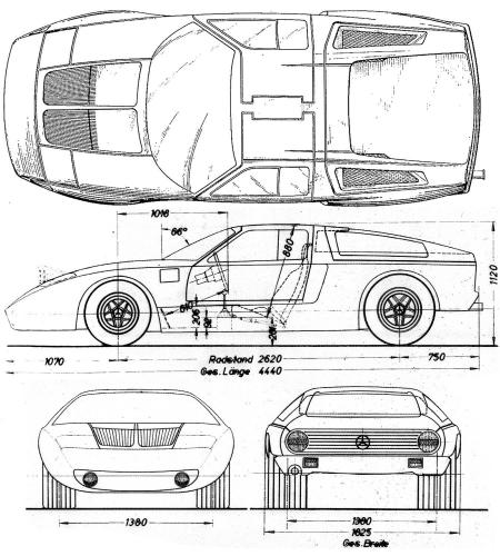 Model Car scale drawings - M