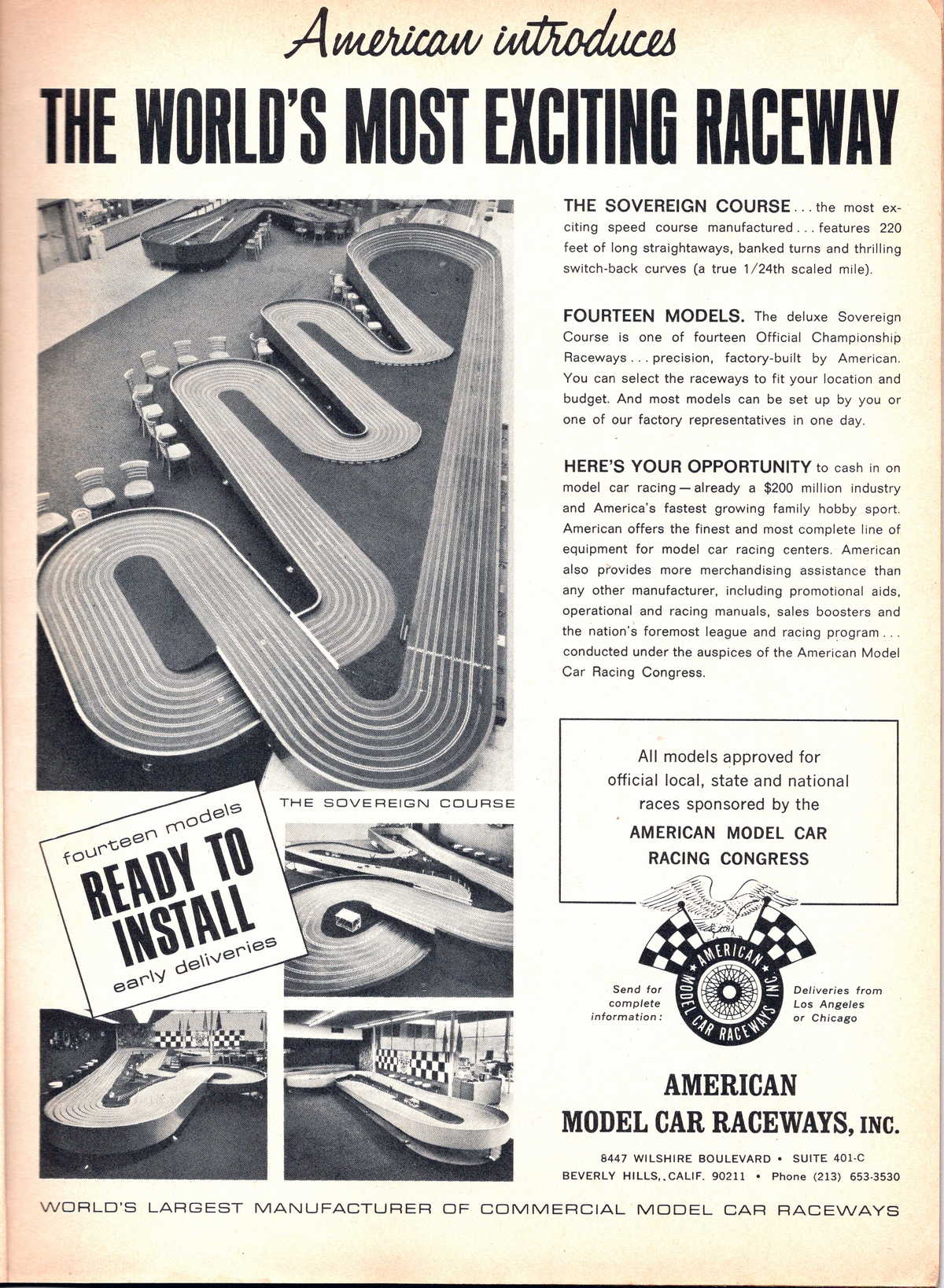 Model Car and Track October 1965