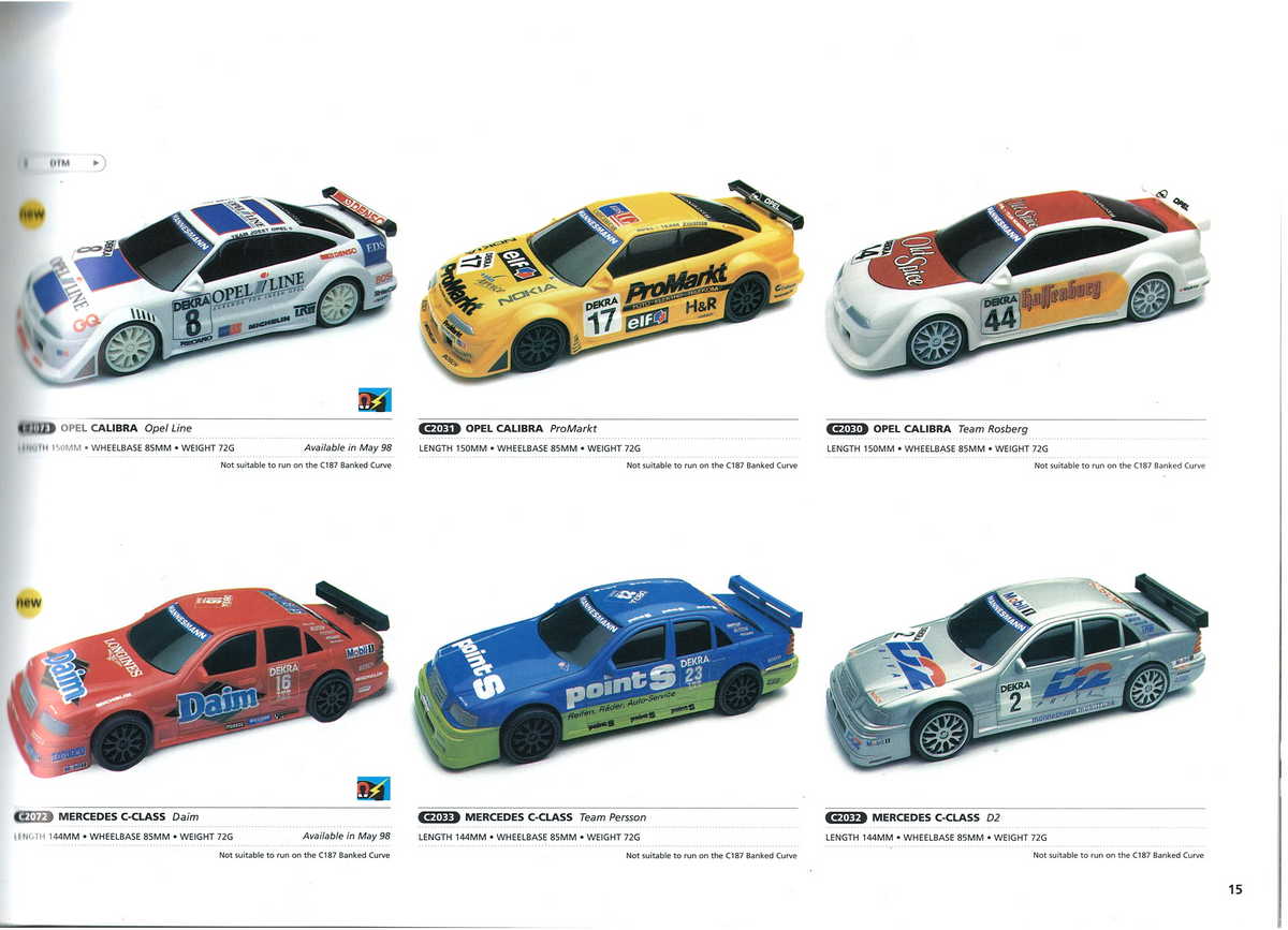 Scalextric Catalogue 1998