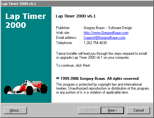 Installing Lap Timer